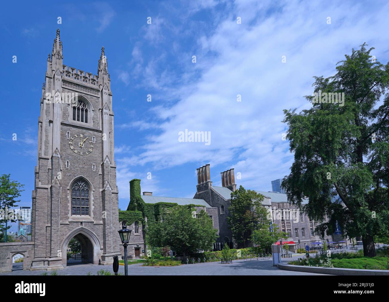 University of Toronto, war memorial Clocktower and Hart House Stock ...