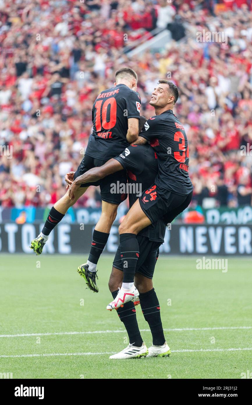 Leverkusen, Bayarena, 19.08.23: Jonathan Tah (Leverkusen) (verdeckt ...