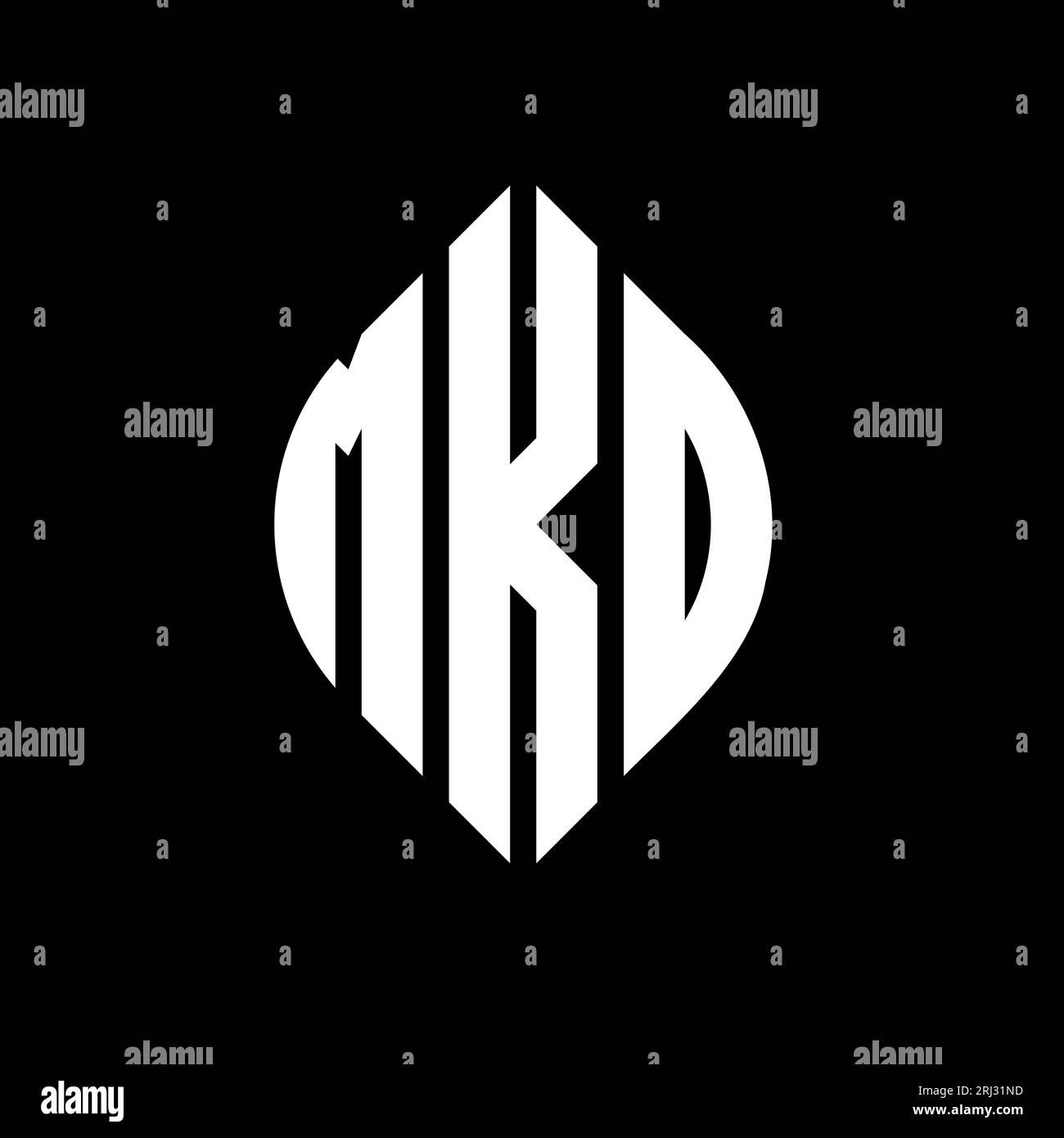 MKO circle letter logo design with circle and ellipse shape. MKO ...