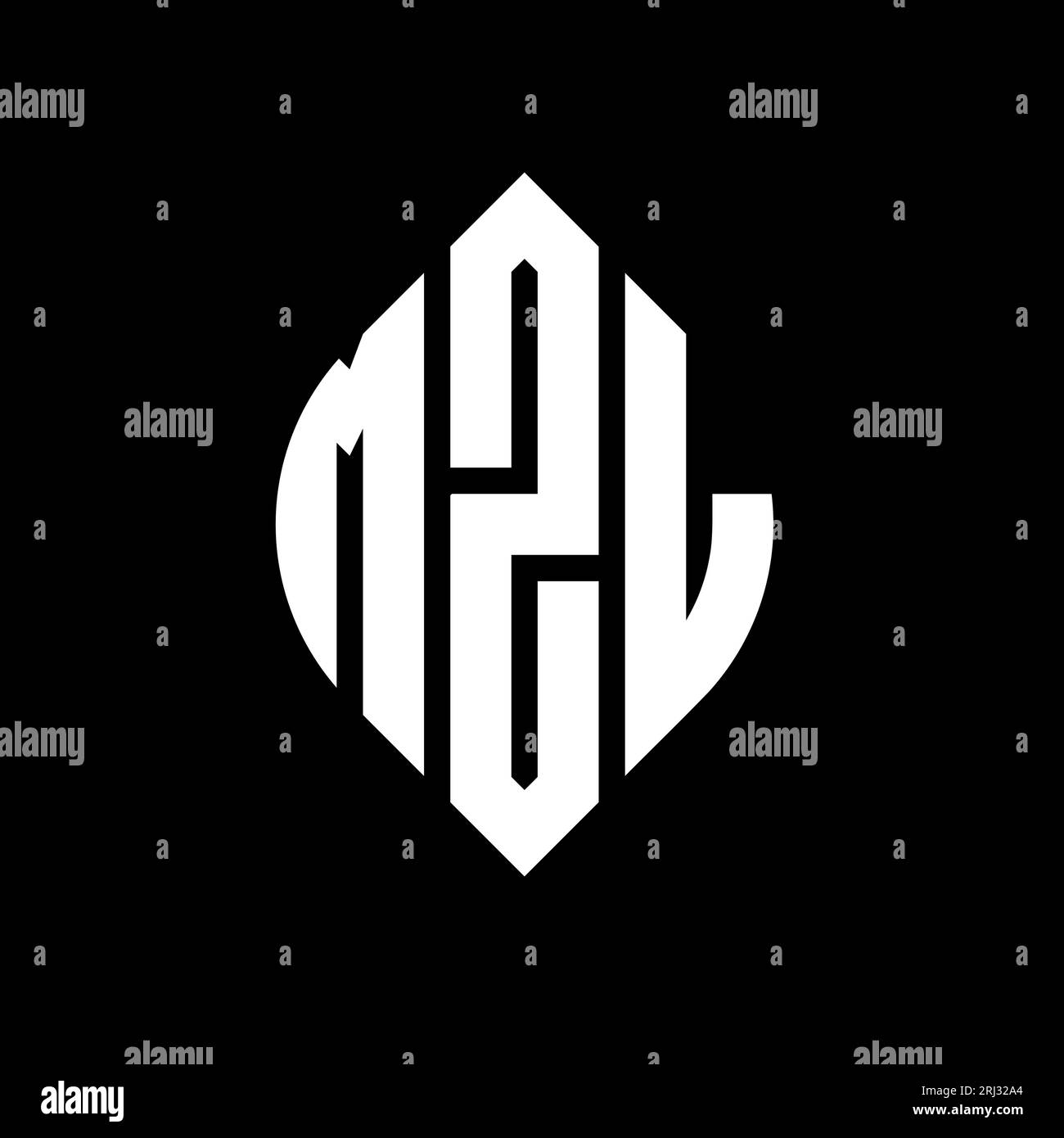 Mzl alphabet Stock Vector Images - Alamy