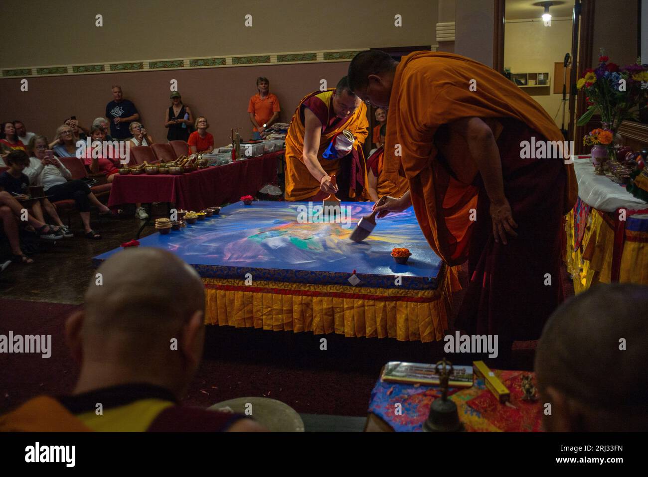 Kansas City, Missouri, USA. 19th Aug, 2023. The Drepung Gomang Monks ...