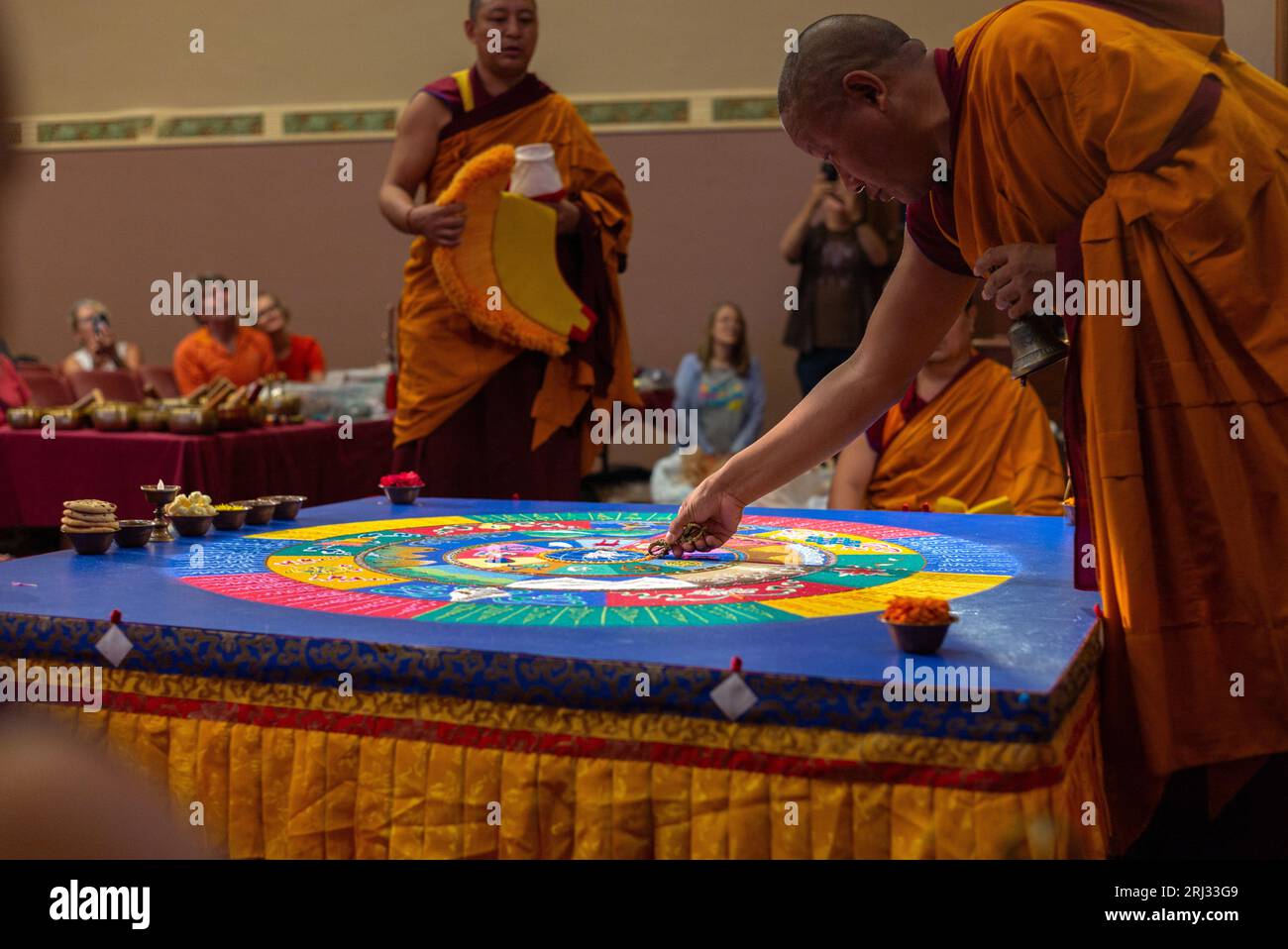 Kansas City, Missouri, USA. 19th Aug, 2023. The Drepung Gomang Monks ...