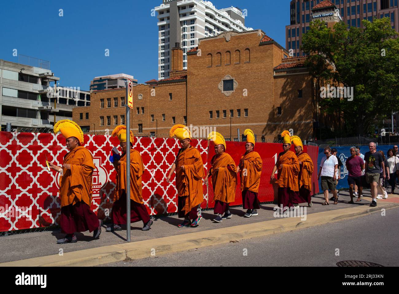 Kansas City, Missouri, USA. 19th Aug, 2023. The Drepung Gomang Monks ...