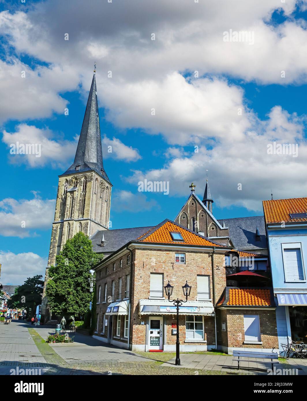 Viersen (Süchteln), Germany - July 9. 2023: Beautiful market square in ...