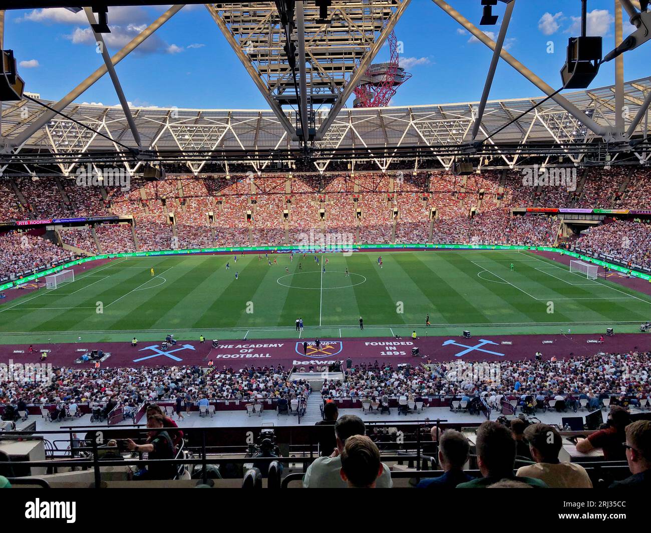 Stratford, London, UK. 20th Aug, 2023. Scenes from West Ham Football ...