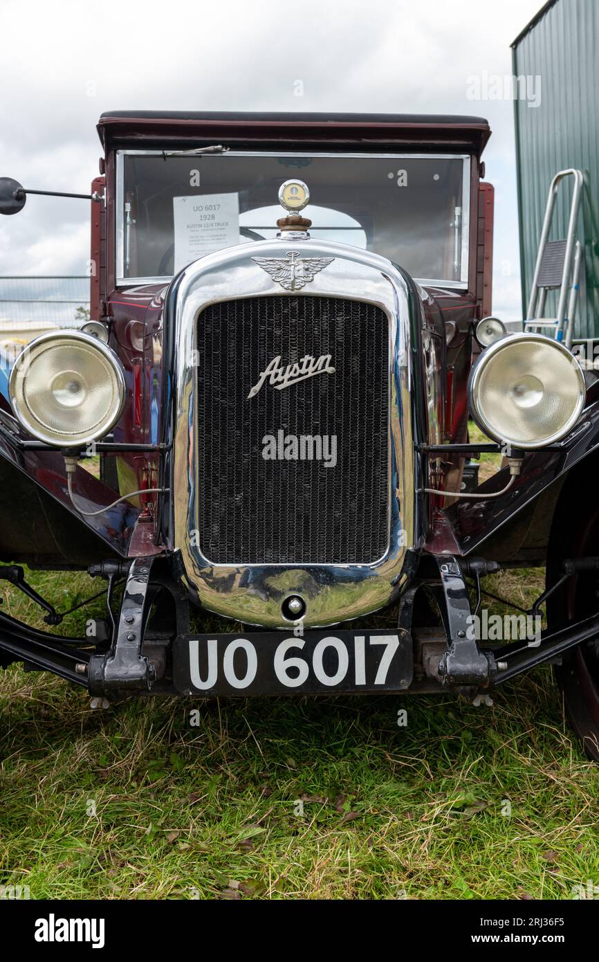 Low Ham.Somerset.United Kingdom.July 23rd 2023.An Austin 12/4 truck ...