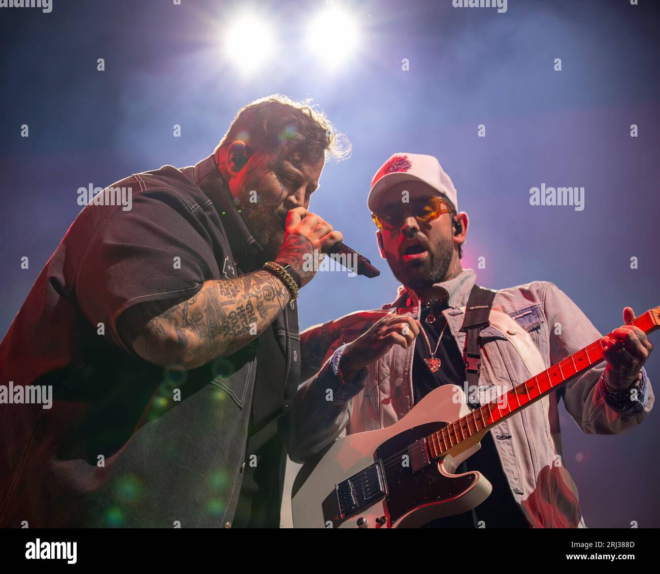 Milwaukee, USA. 18th Aug, 2023. Jelly Roll (Jason Bradley DeFord ...