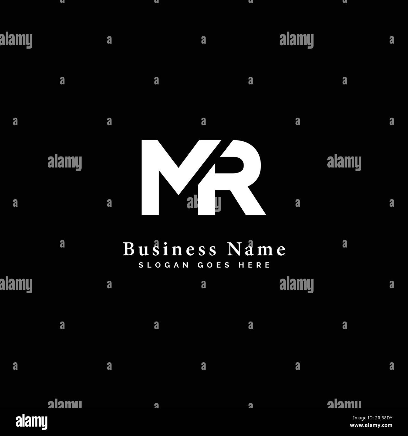 M, R, MR letter Logo Design Vector Template. Abstract Alphabet MR logo ...