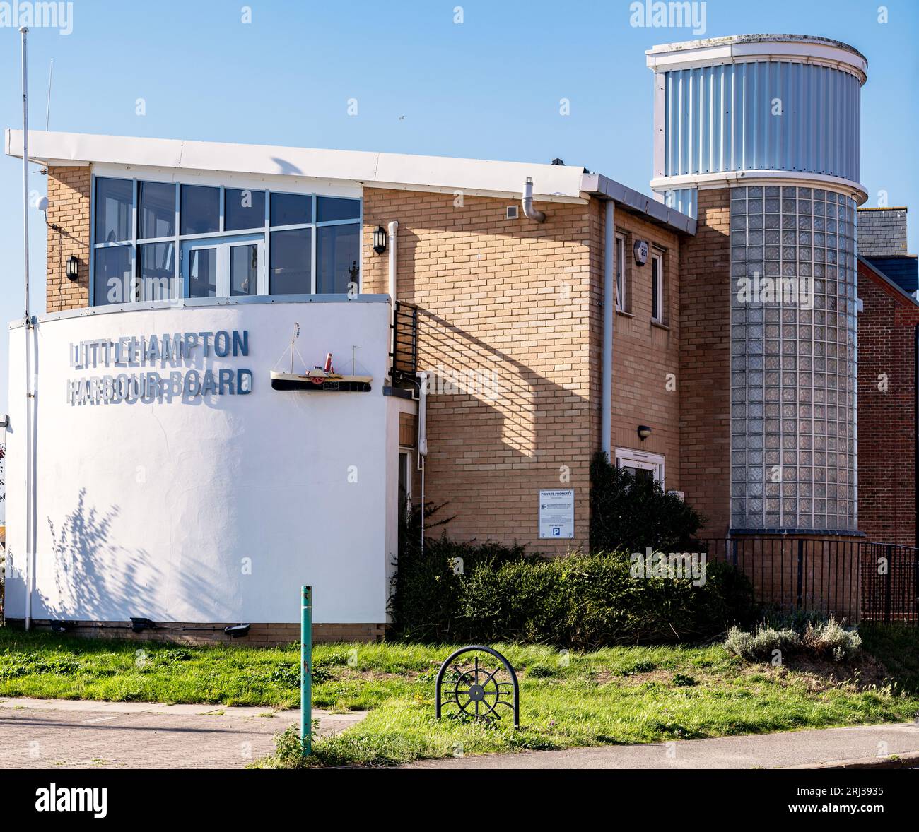 Littlehampton Harbour Board building, on the River Arun, Littlehampton ...