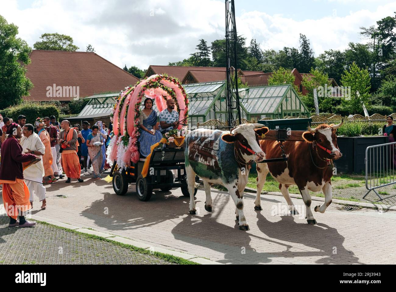 20th August, 2023. Bhaktivedanta Manor celebrates 50 years with a ...