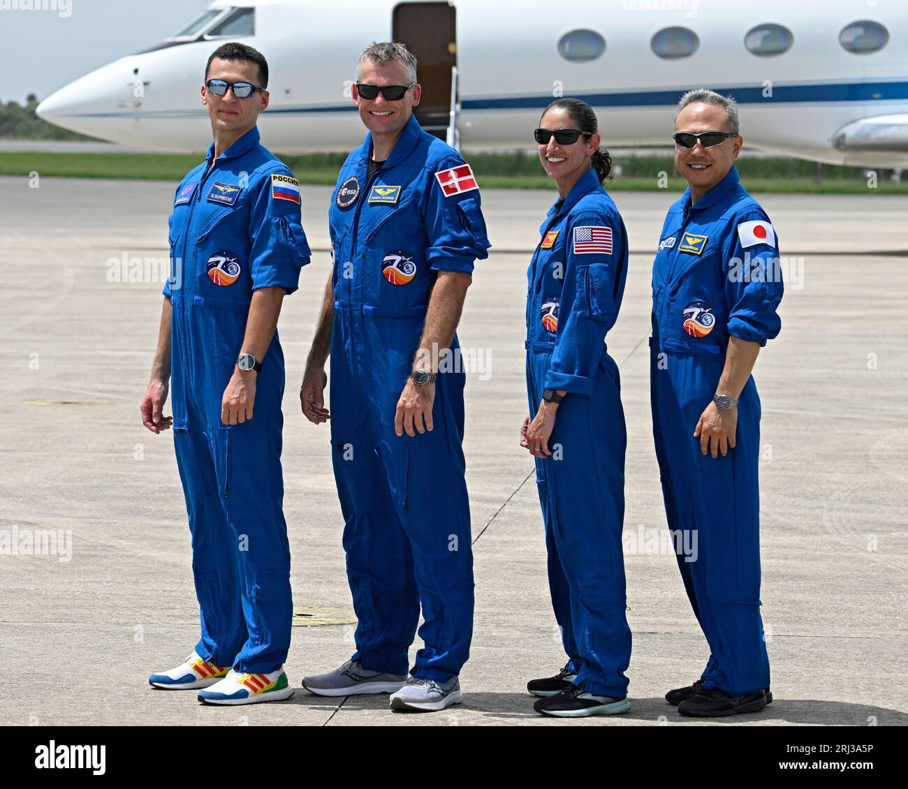 Members of the next NASA-SpaceX crew to fly to the International Space ...
