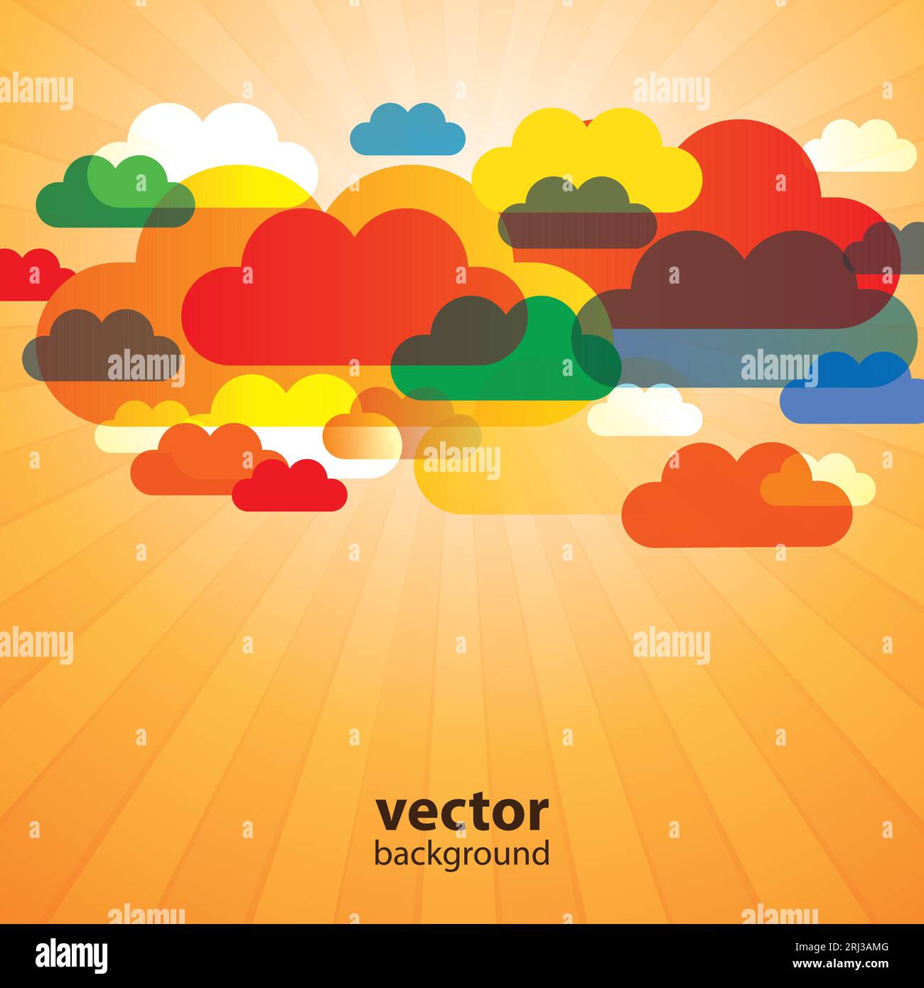 Abstract Cloud Background Vector Stock Vector Image & Art - Alamy