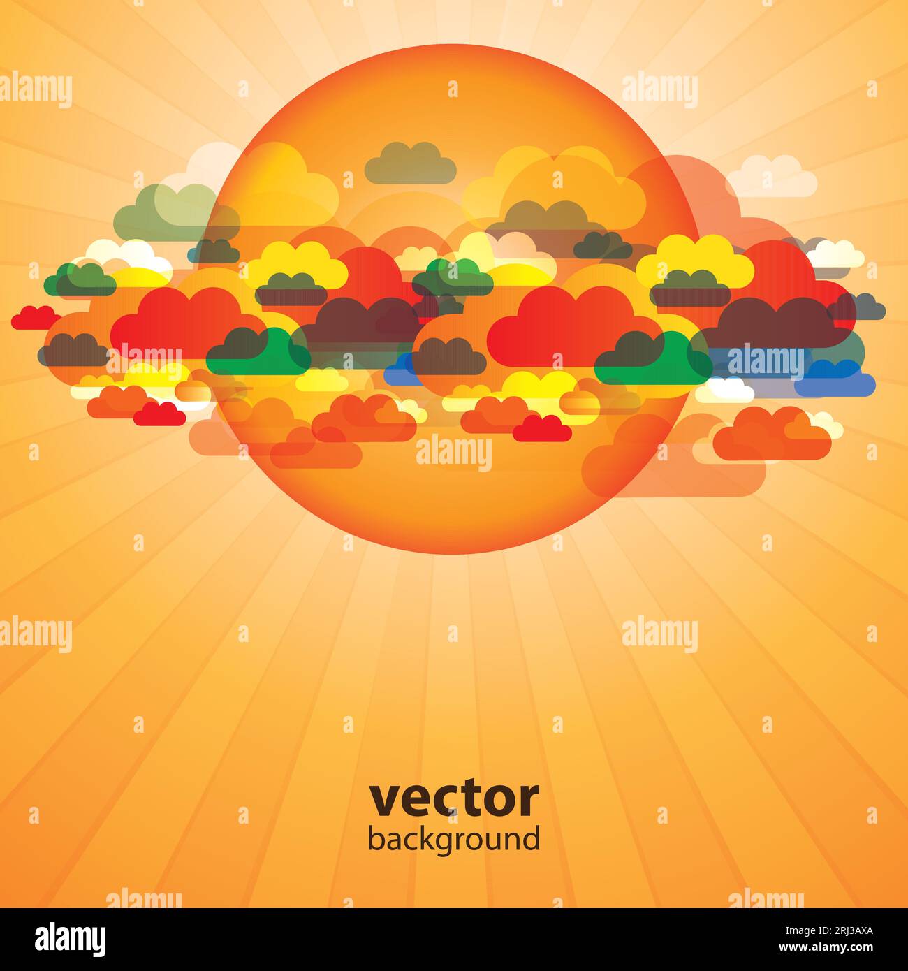 Abstract Cloud Background Vector Stock Vector Image & Art - Alamy