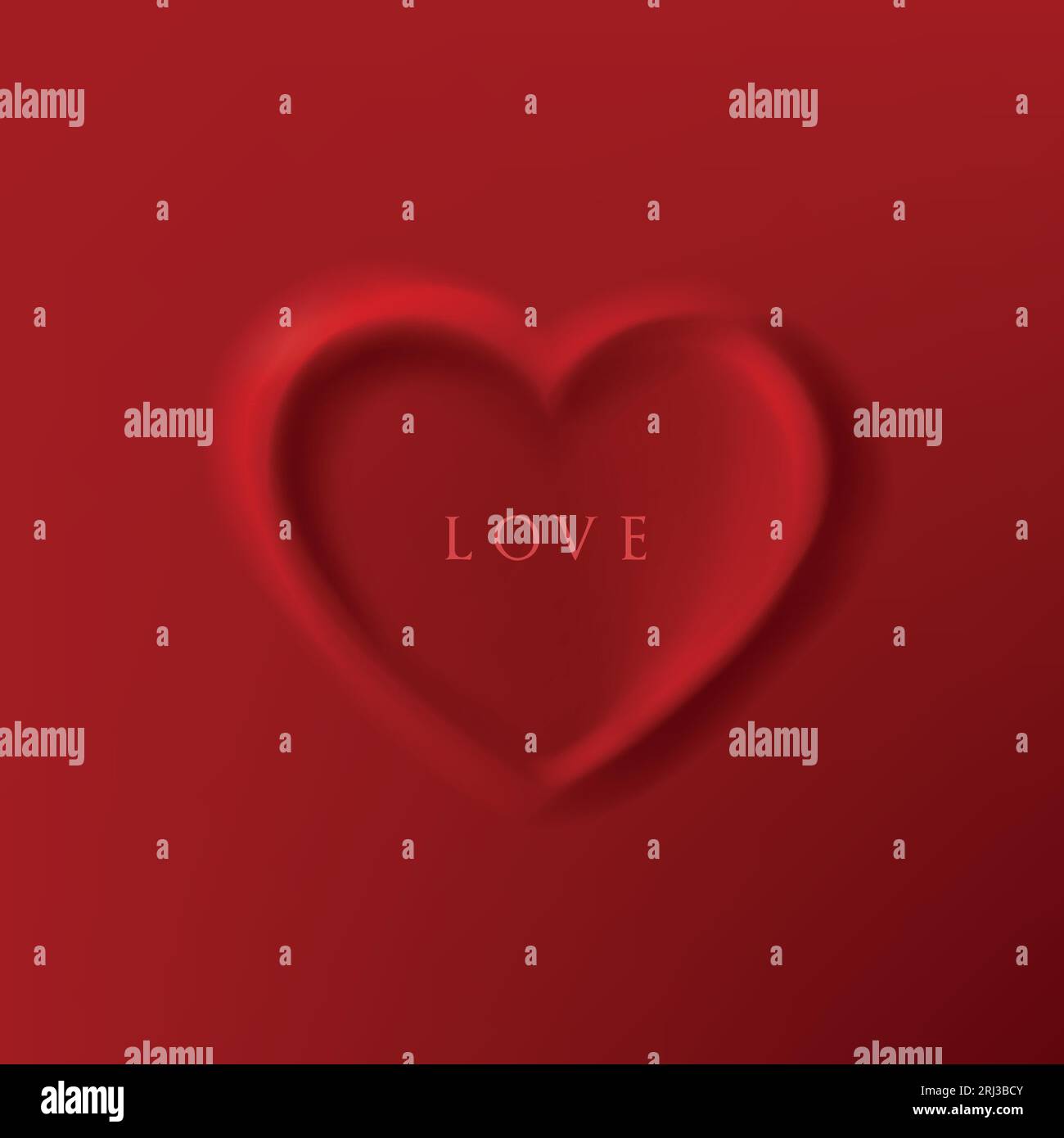 Red heart shape background. Elements for Valentine's Day Stock Vector ...