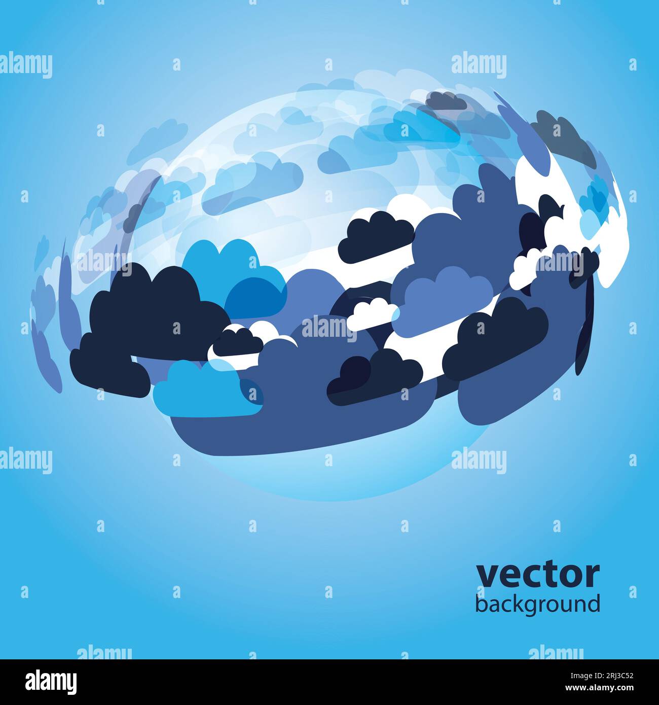 Abstract Cloud Background Vector Stock Vector Image & Art - Alamy