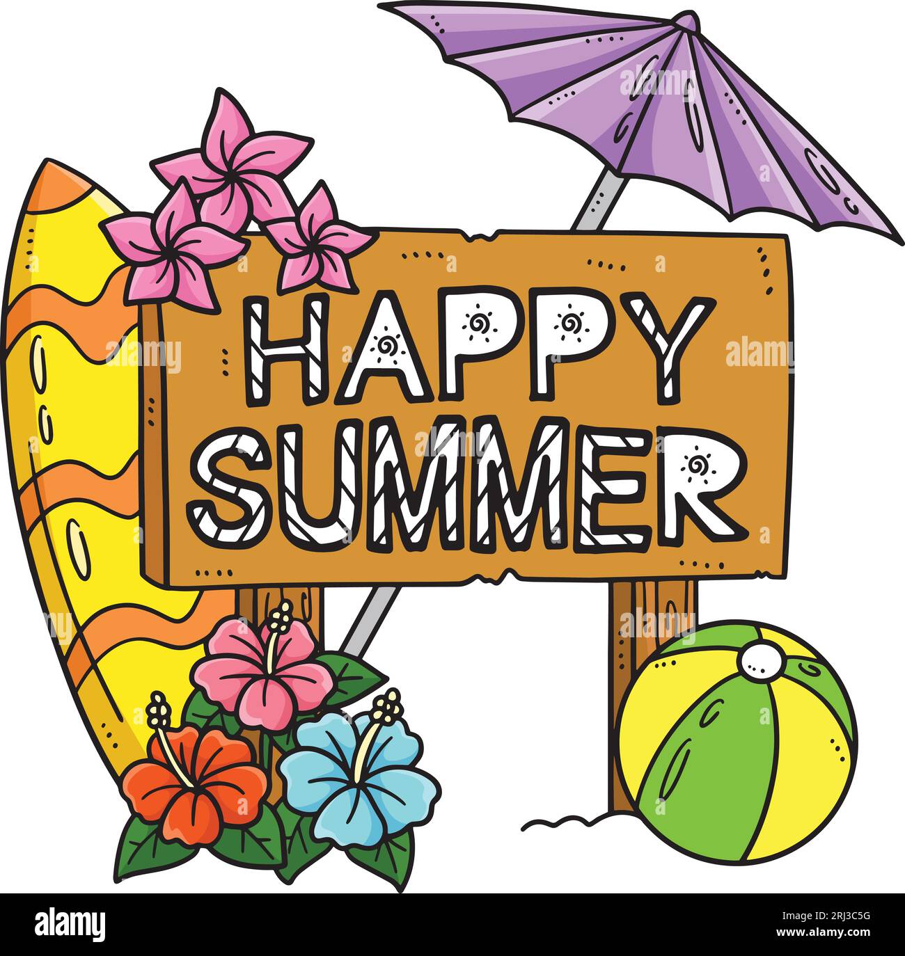 Happy Summer Clip Art