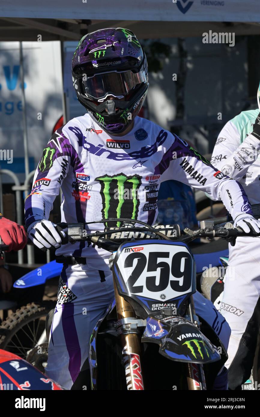 Monster energy yamaha factory mxgp racing team hi-res stock photography ...