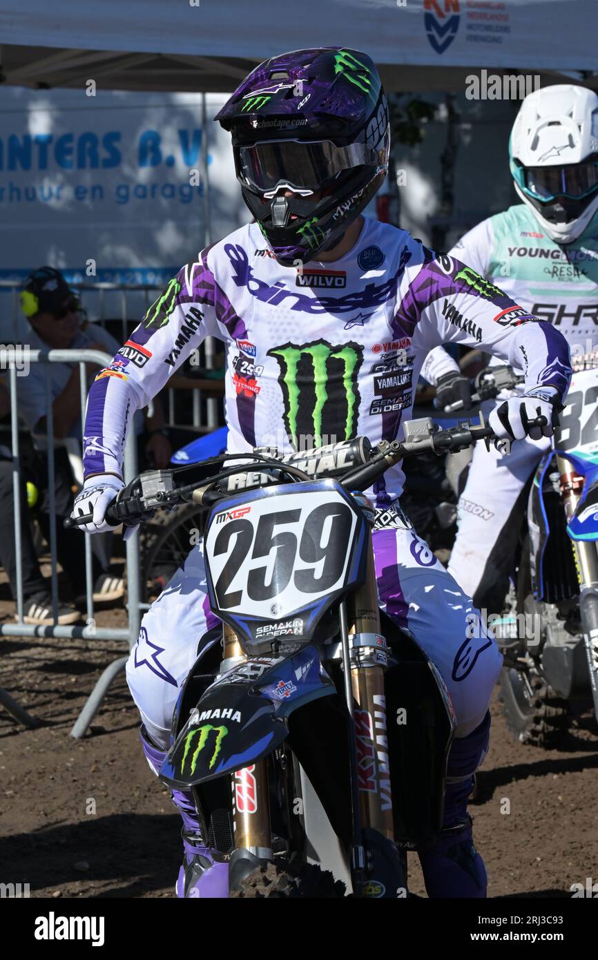 Monster energy yamaha factory mxgp racing team hi-res stock photography ...