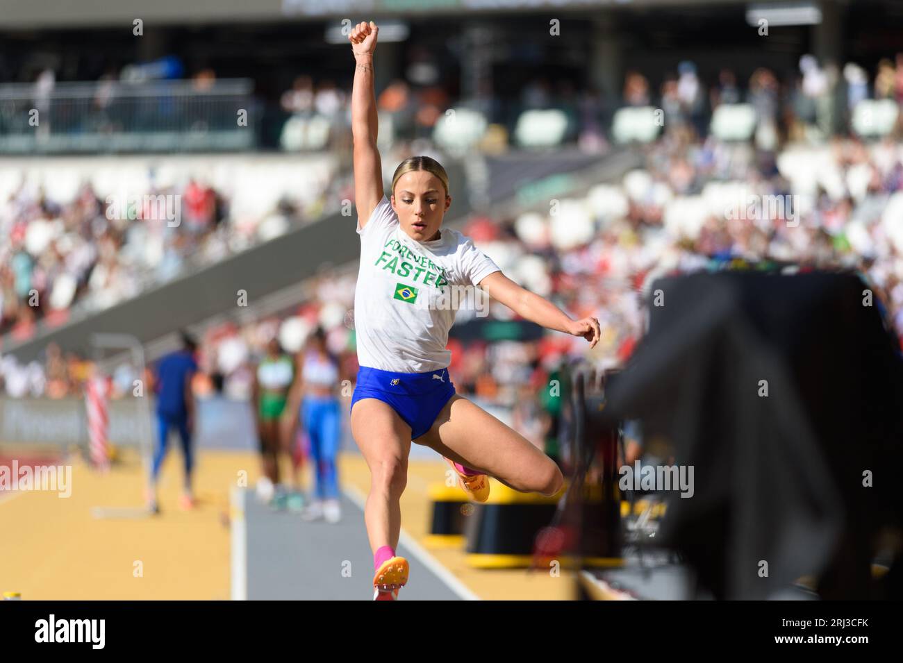 August 20, 2023: Leticia Oro Melo (Brazil) during warm-up before the ...