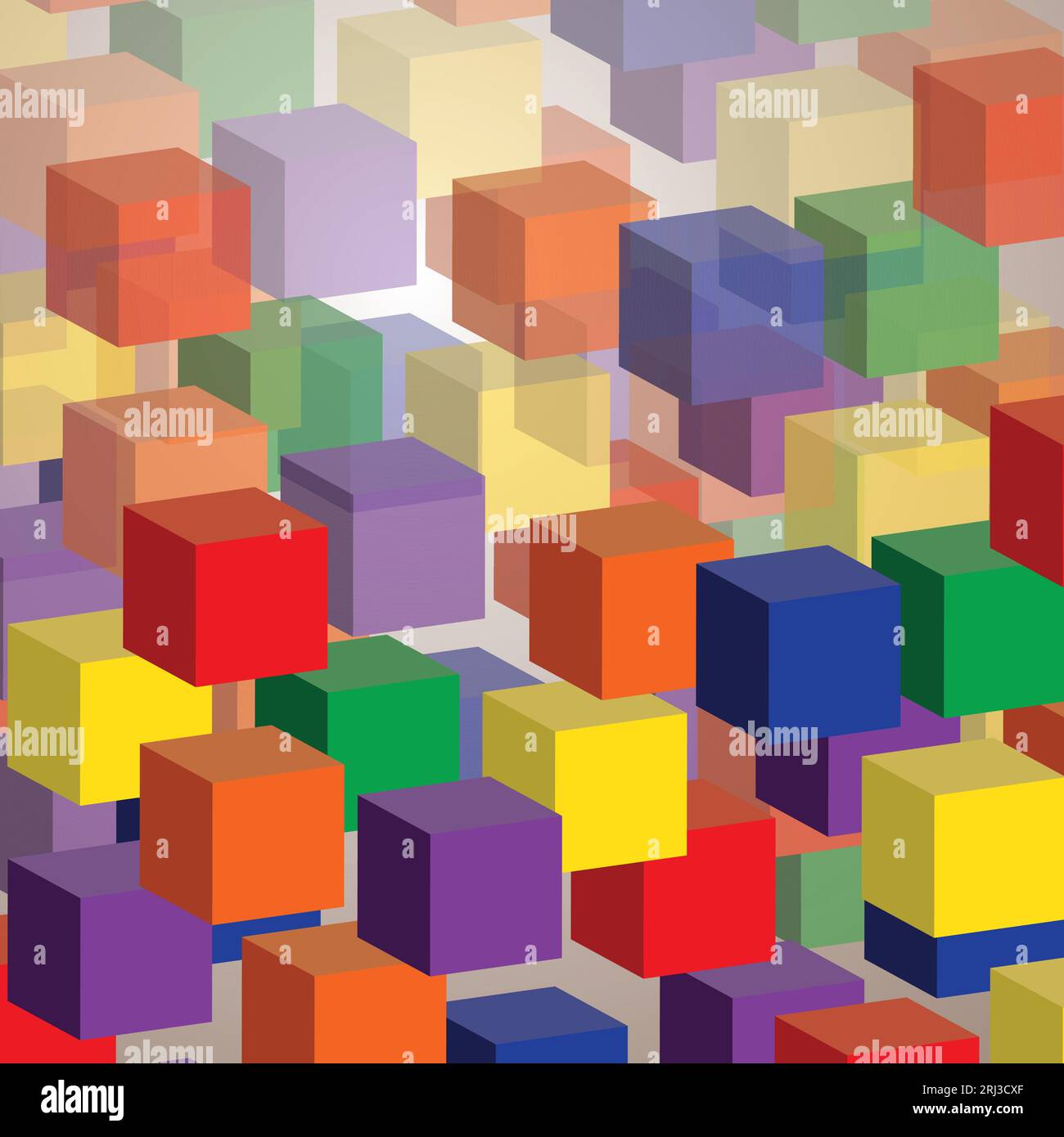 Cubes Template Background Stock Vector Image & Art - Alamy