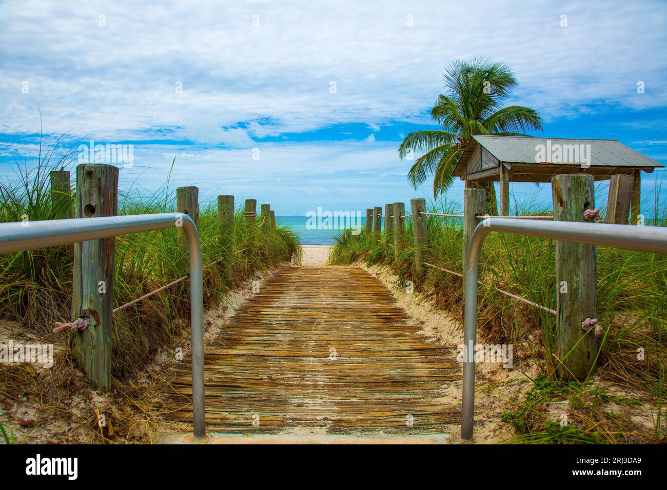 Pathway to Smathers Beach in Key West, Florida Stock Photo - Alamy