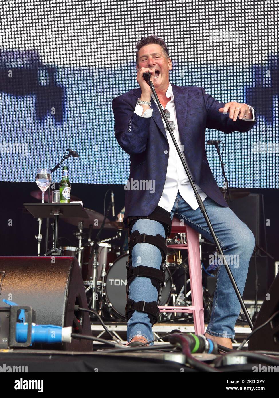 Henley-on-Thames, United Kingdom. 20th Aug, 2023. Tony Hadley at the ...