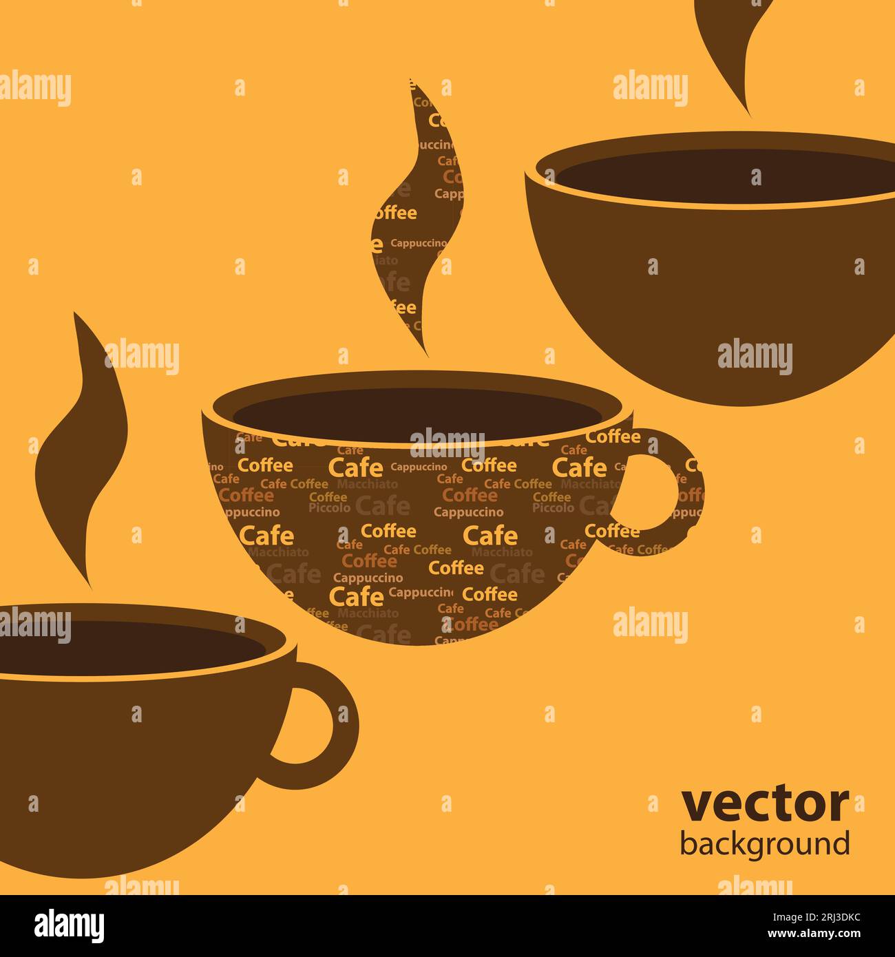 Full cups of coffee Stock Vector Images - Alamy