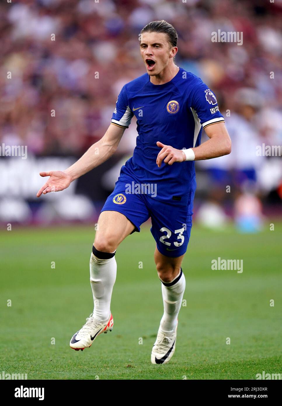 Chelsea’s Conor Gallagher during the Premier League match at the London ...