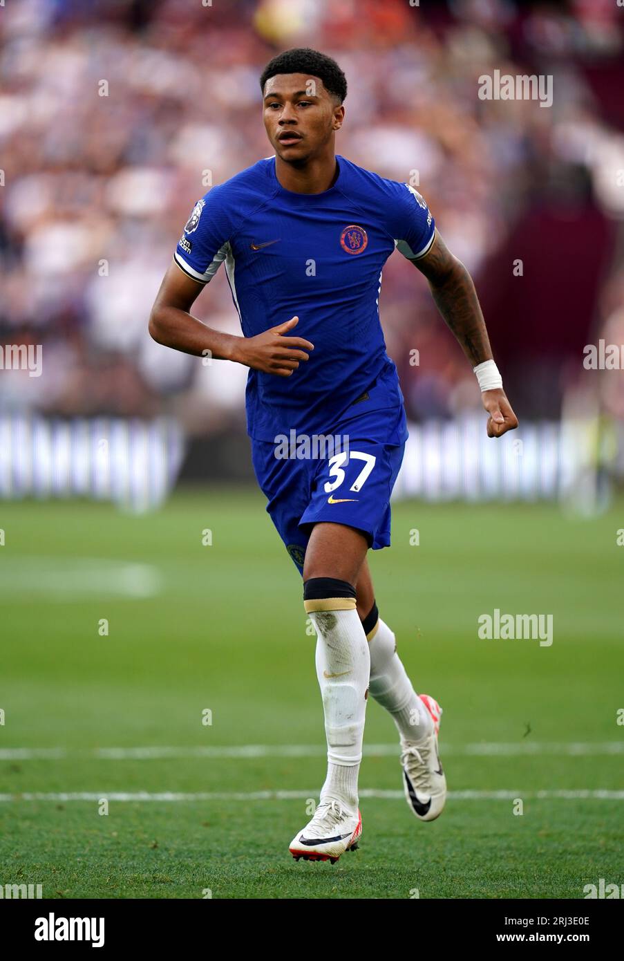 Chelsea’s Mason Burstow during the Premier League match at the London ...
