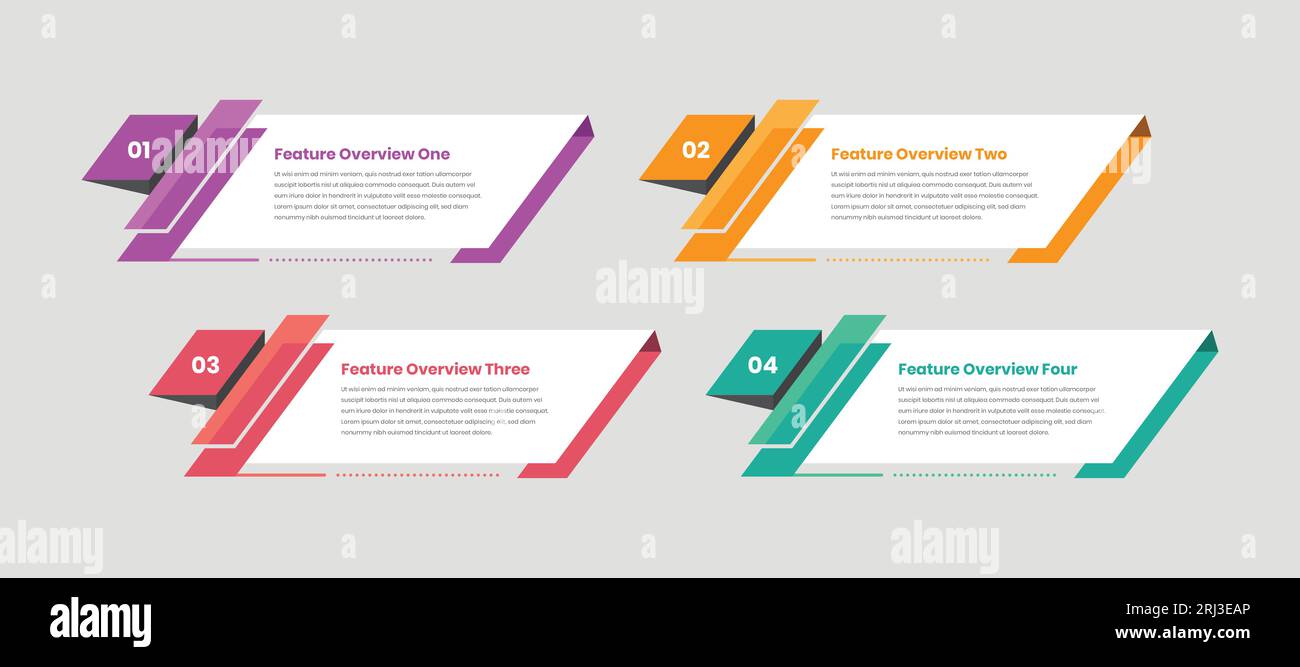 Business features and functions presentation steps infographic charts ...