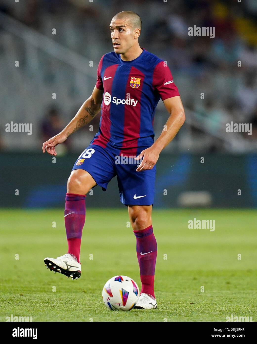 Barcelona, Spain. 20th Aug, 2023. Oriol Romeu of FC Barcelona during ...