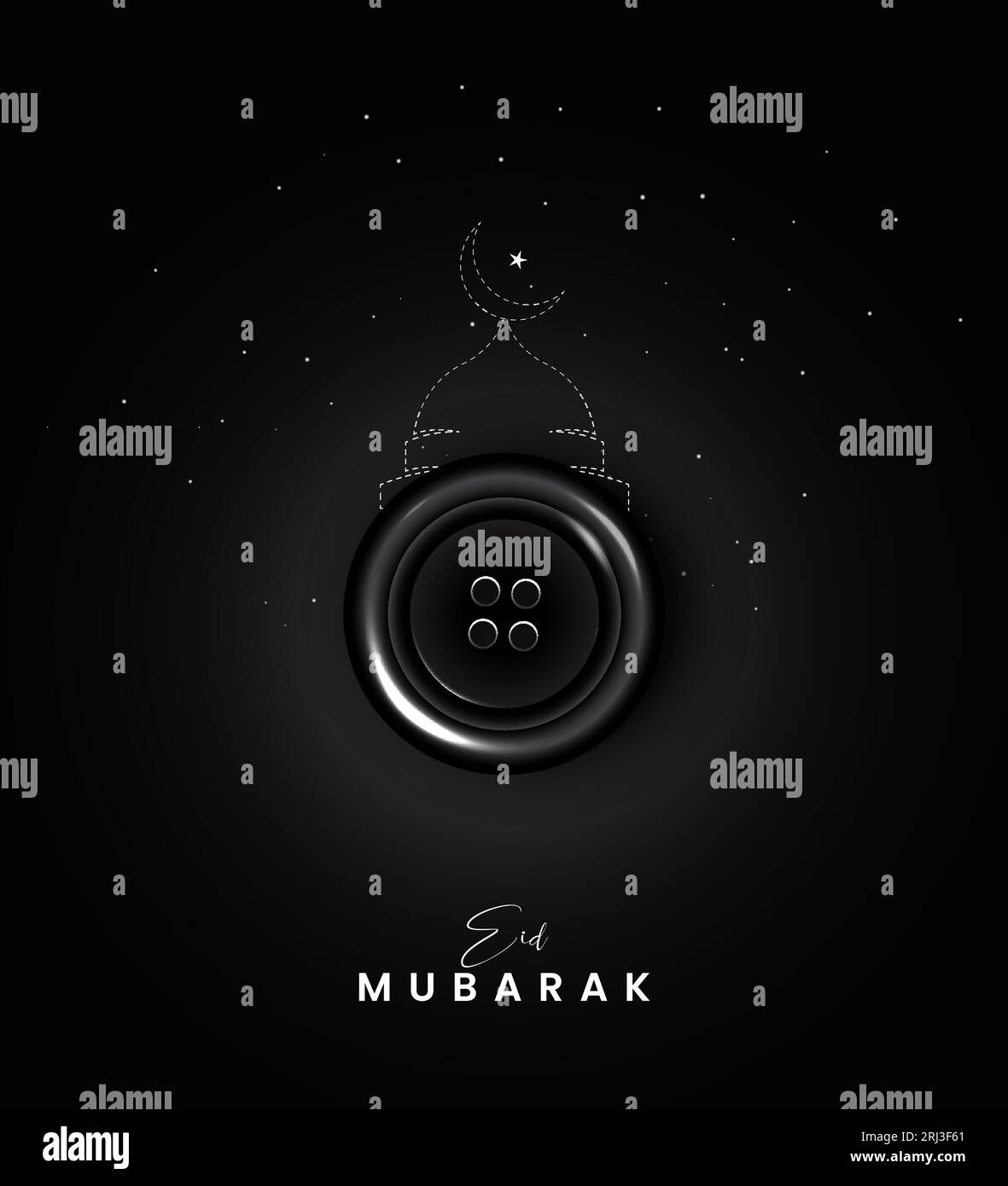 Eid Mubarak, Creative ads design for social media. 3D illustration ...