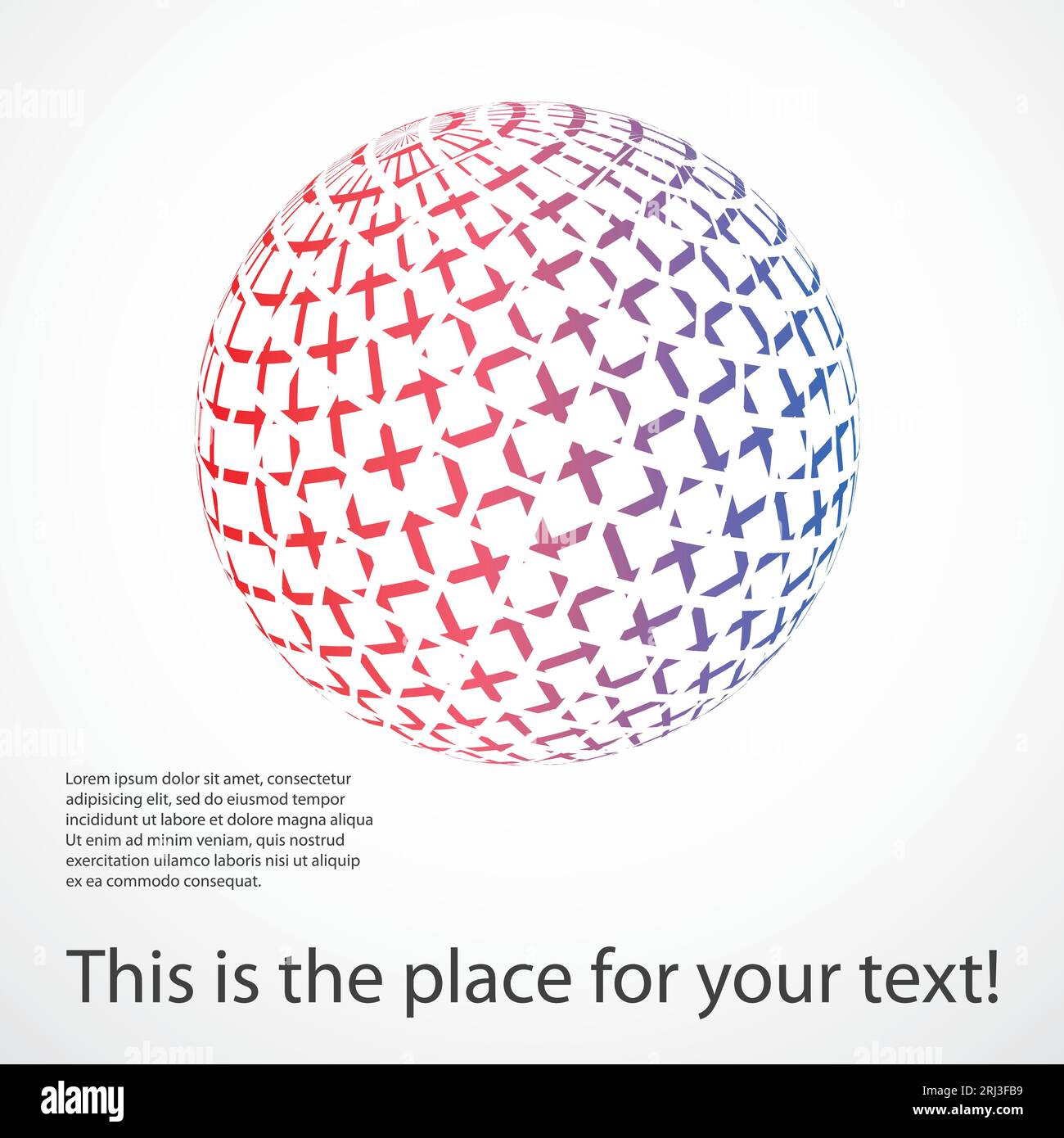 Colorful Checkered Sphere - Globe Design Vector Stock Vector Image ...