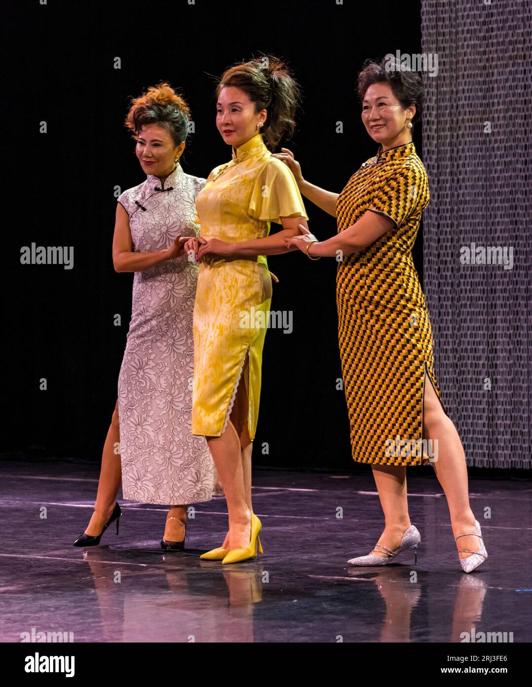 Edinburgh, Scotland, UK, 20 August 2023. Cheongsam Show at Edinburgh ...