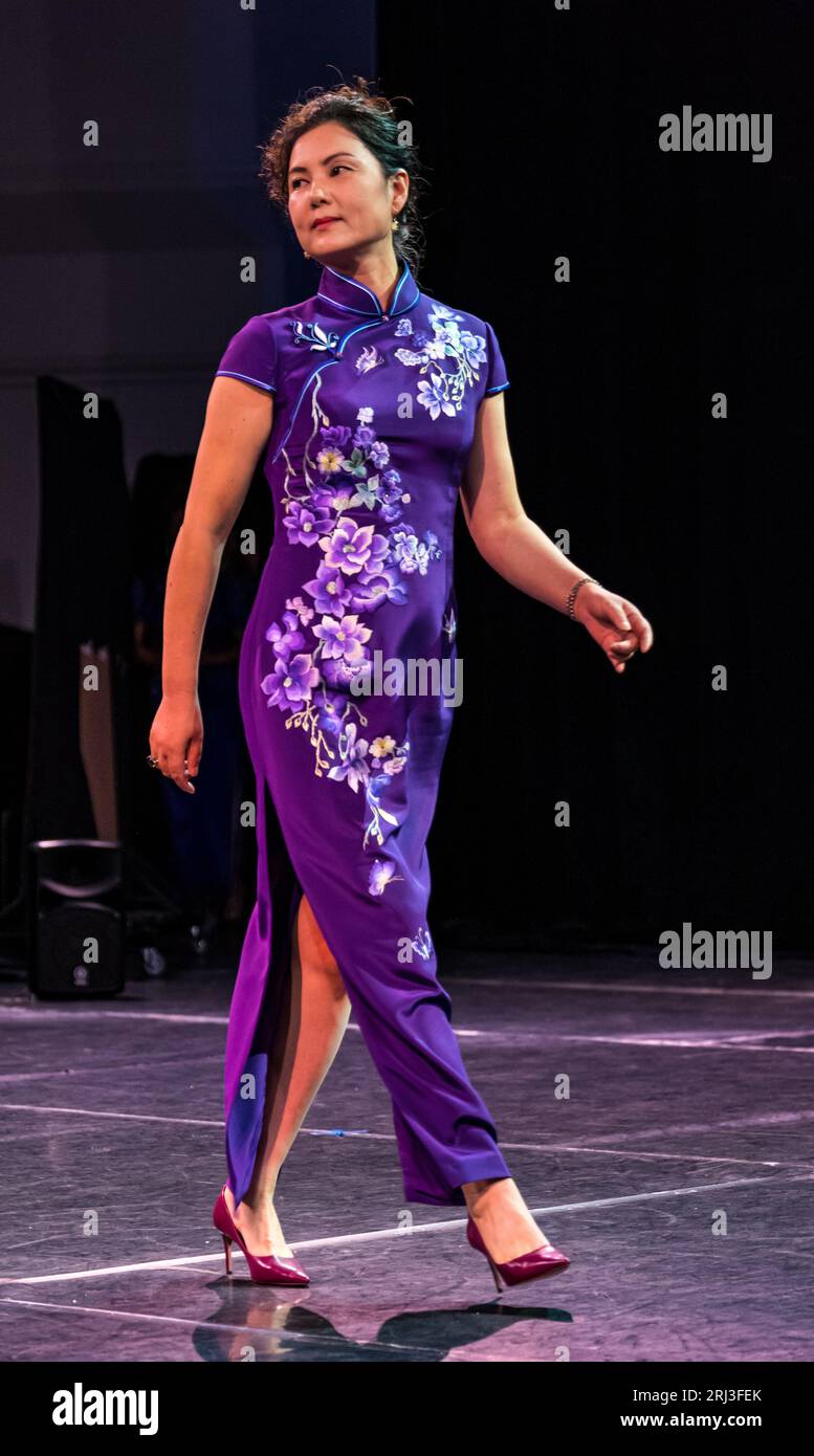 Edinburgh, Scotland, UK, 20 August 2023. Cheongsam Show at Edinburgh ...