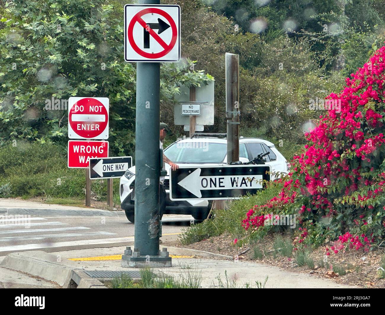 Montecito, California, U.S.A. 20th Aug, 2023. Do Not Enter"" , "Wrong ...
