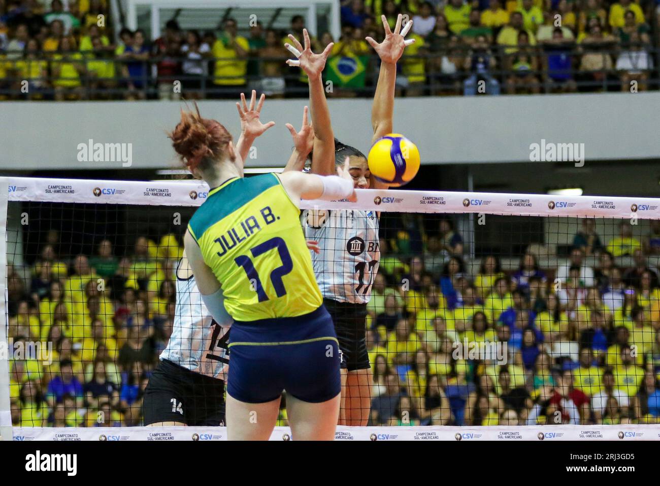 PE - RECIFE - 20/08/2023 - SUL-AMERICAN DE VOLEI FEMININO 2023, BRAZIL ...