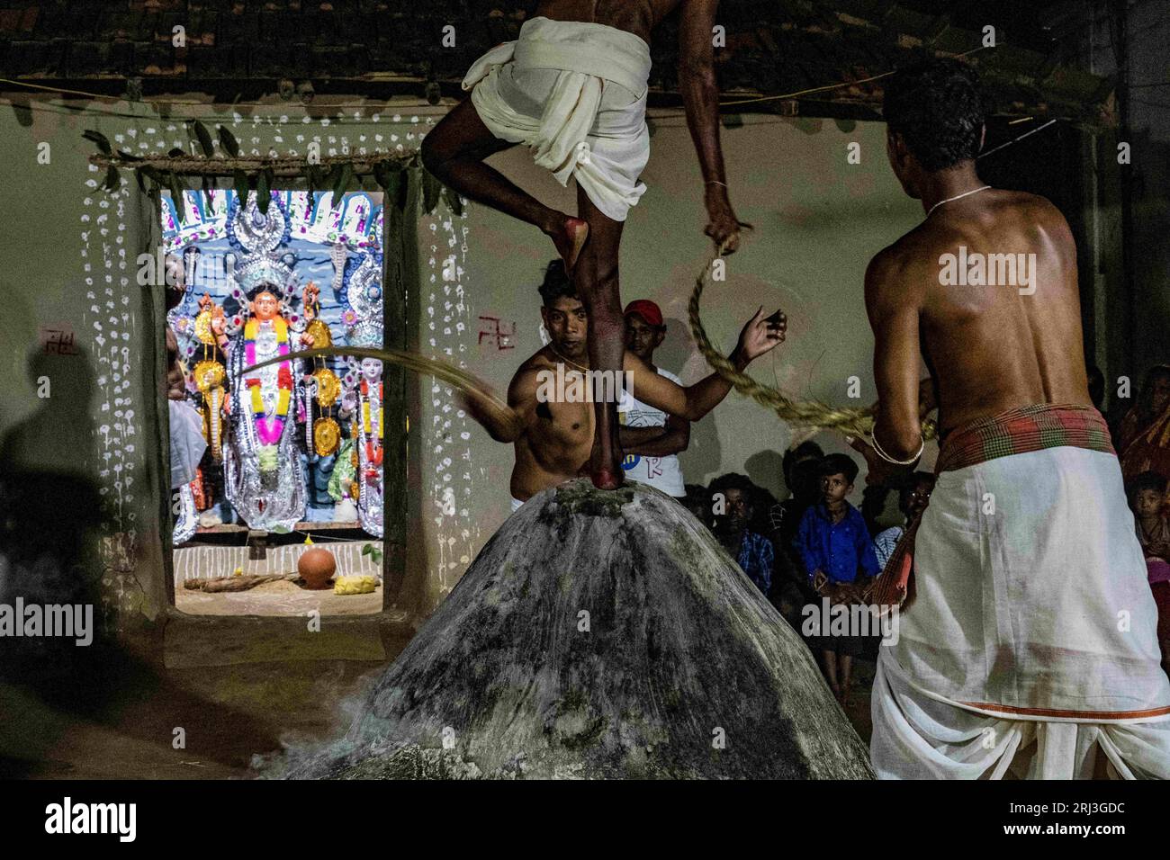 Purulia, West Bengal, India. 18th Aug, 2023. Monosa Puja is an ...