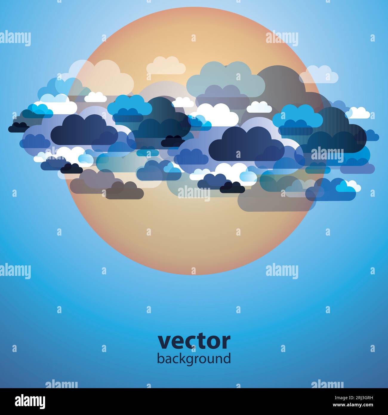 Abstract Cloud Background Vector Stock Vector Image & Art - Alamy
