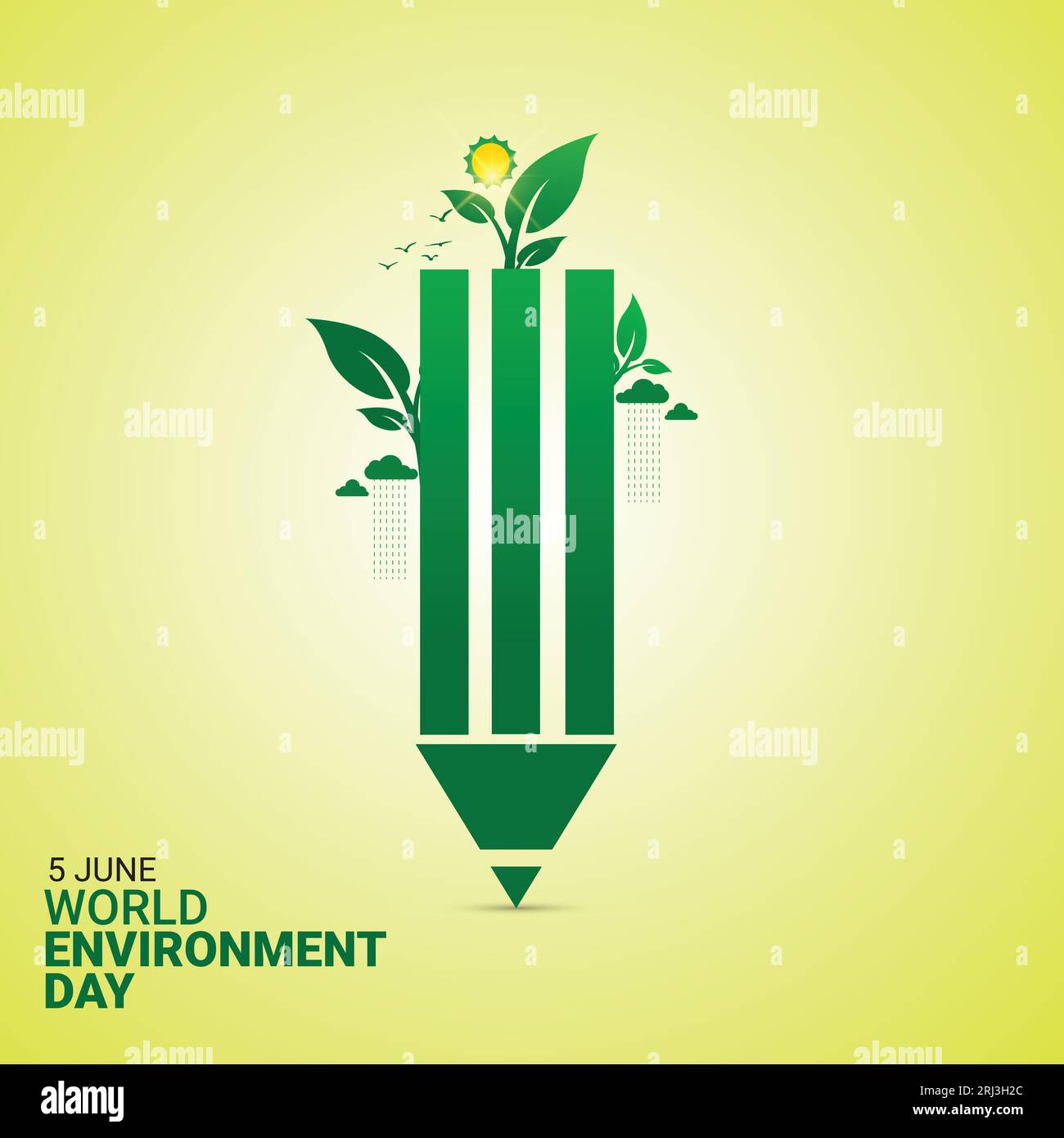 World Environment Day: Creative Concept Design for Banner and Poster 3D ...