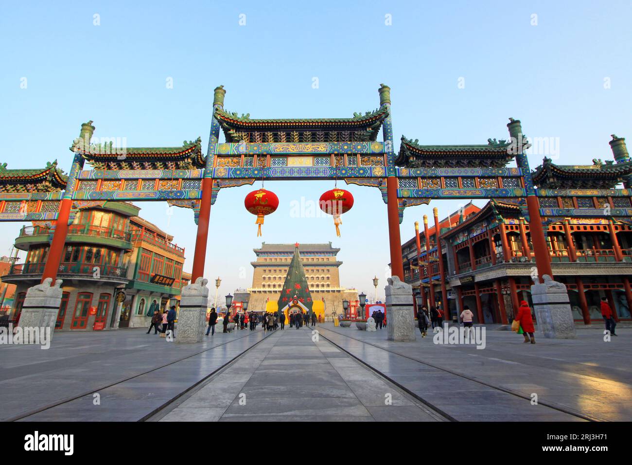 Chinese ancient architectural landscape in Beijing Stock Photo - Alamy