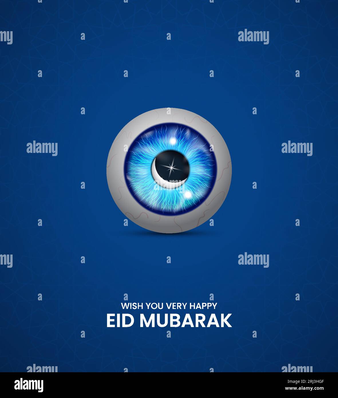 Eid Mubarak, Creative ads design for social media. 3D illustratio Stock ...