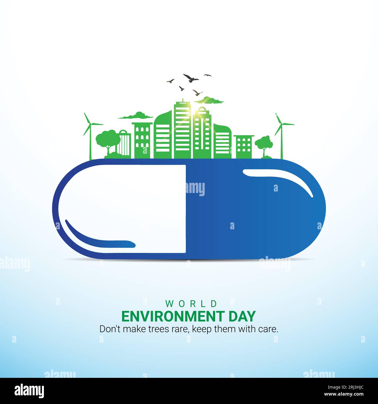 World Environment Day: Creative Concept Design for Banner and Poster 3D ...