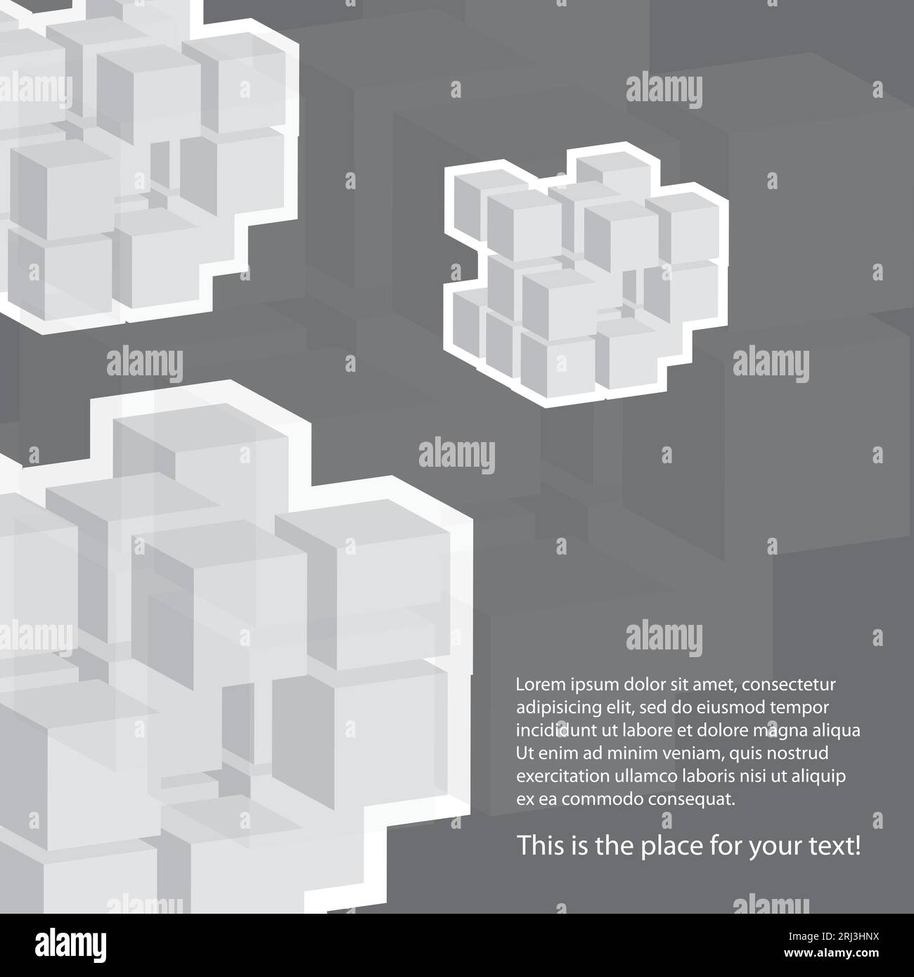 Cube Template Background Stock Vector Image & Art - Alamy