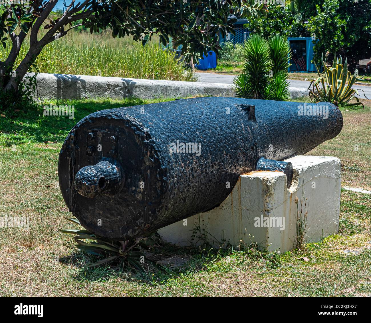 Cuba Havana.Cannon.Fortifications of old Havana. The attractive ...