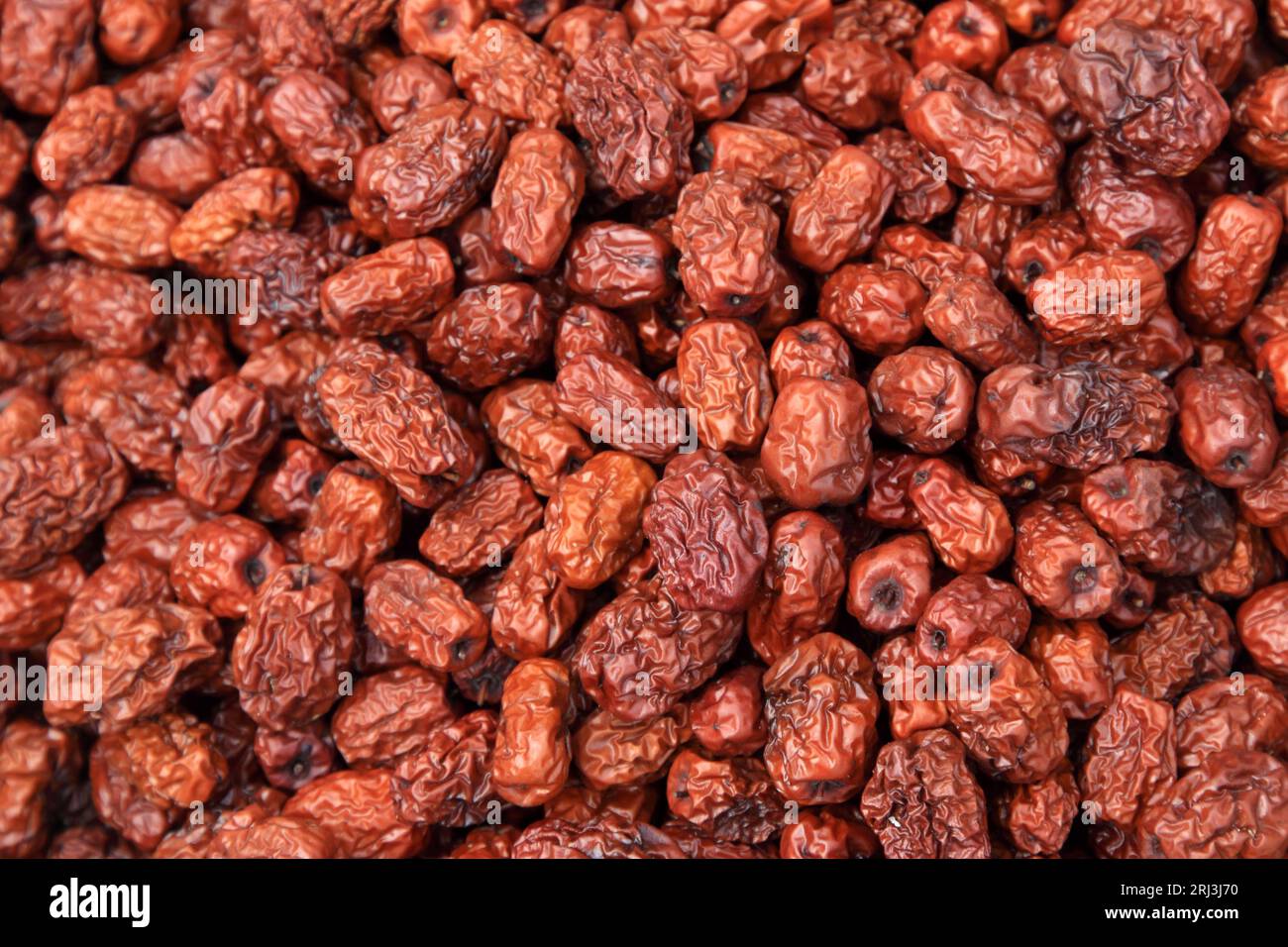 closeup of pictures, piles of red jujube Stock Photo - Alamy