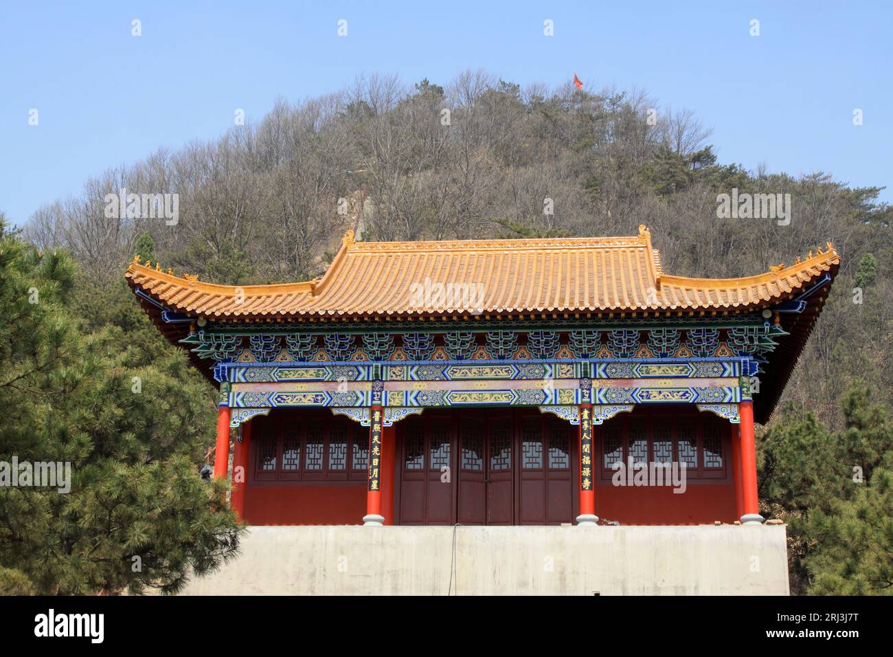 temple landscape architecture, Chinese traditional architectural style ...