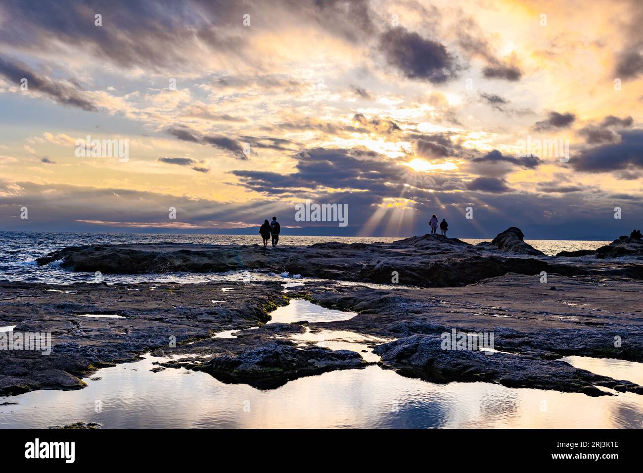 the Enoshima Island in Kanagawa Prefecture, Japan, featuring its ...