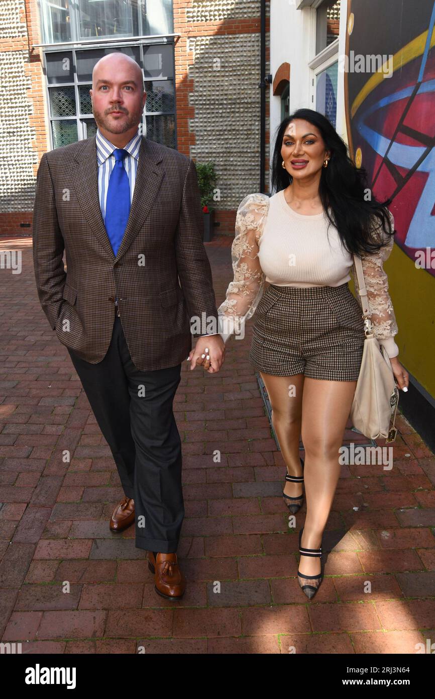 Actress Jeanine Nerissa Sothcott out and about in the Lanes in Brighton ...