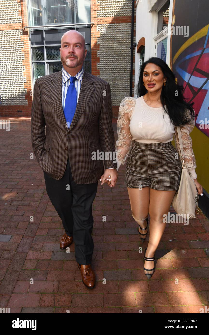Actress Jeanine Nerissa Sothcott out and about in the Lanes in Brighton ...